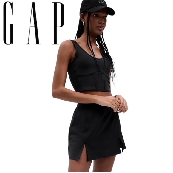 GAP | Shorts | Nwt Gapfit High Rise Eclipse Split Front Exercise Skort ...
